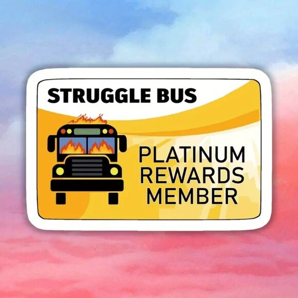 Other | Struggle Bus Decal Sticker | Poshmark